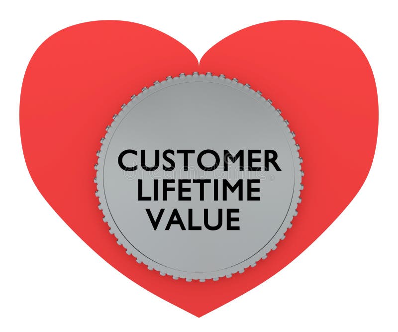 Customer Lifetime Value Concept Stock Illustration - Illustration of ...