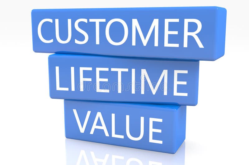 Customer Lifetime Value stock illustration. Illustration of strategy ...