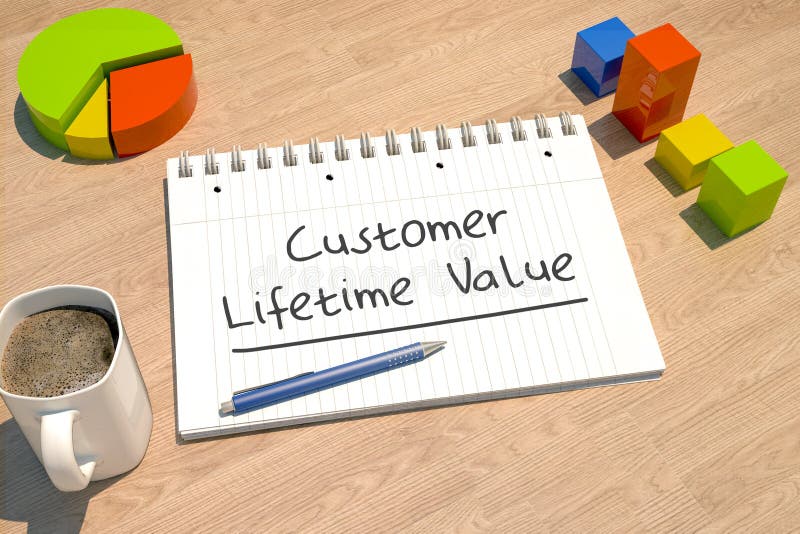 Customer Lifetime Value stock illustration. Illustration of analyze ...