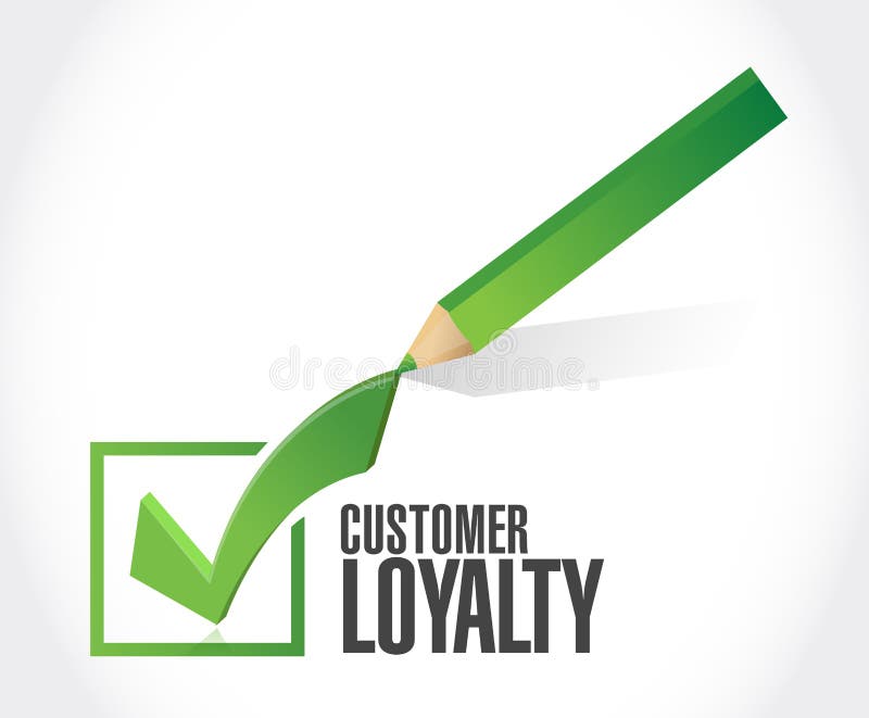 New Customer Check Mark Sign Concept Stock Illustration - Illustration ...