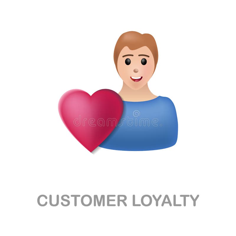 Customer Loyalty Icon 3d Illustration from Customer Loyalty Collection ...