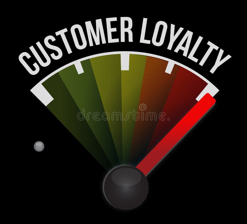 Customer Loyalty Level Sign Concept Stock Illustration - Illustration ...
