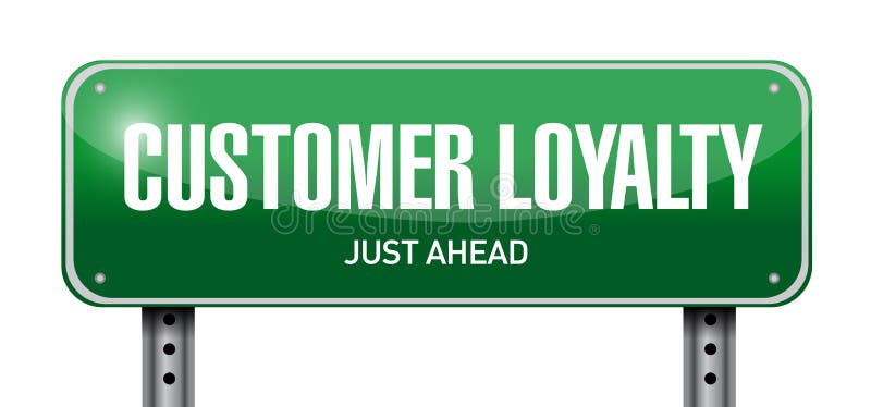 CUSTOMER LOYALTY Text Written on Blue Round Stamp Sign Stock ...