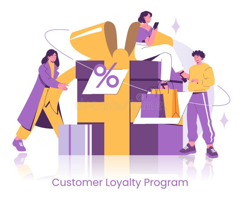 Customer Loyalty Program Vector with Stock Vector - Illustration of vector, rewards: 399428425