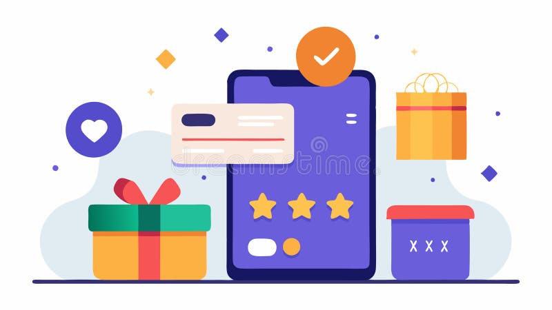 Customer Loyalty Rewards a Digital Wallet Screen Displaying a Points or ...