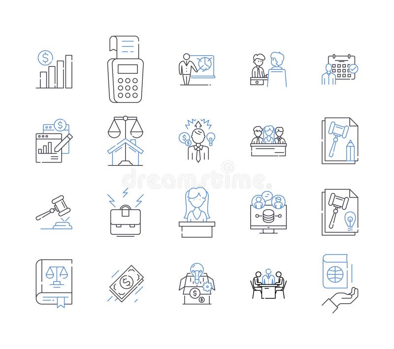 Customer Management Line Icons Collection. Satisfaction, Loyalty ...