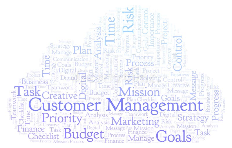 Customer Management Concept Stock Illustration - Illustration of buyer ...