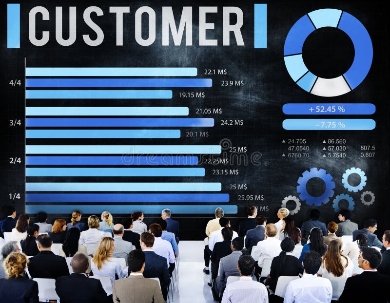 Customer Market Business Corporate Target Concept Stock Photo - Image ...