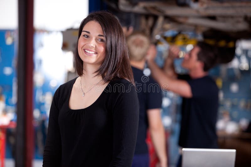 Customer in Mechanic Shop stock image. Image of mechanic - 20990151