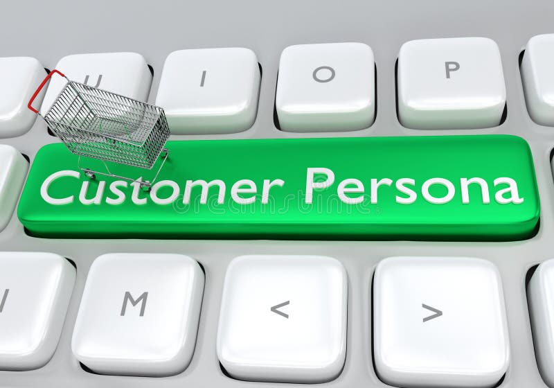 Customer Persona concept stock illustration. Illustration of ...