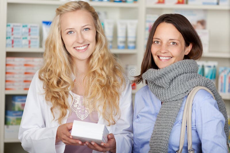 Customer with a Pharmacist stock image. Image of doctor - 31203775