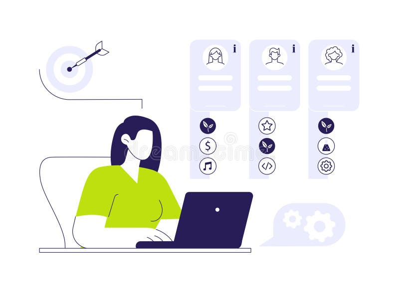 Customer Profiling Abstract Concept Vector Illustration. Stock Vector ...