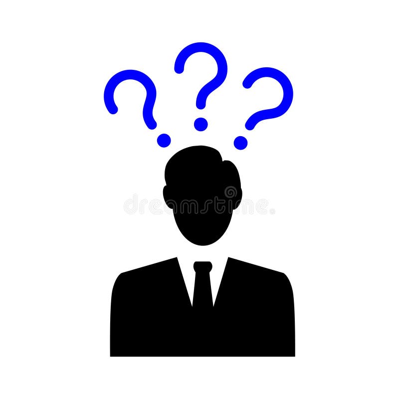 Customer Question Icon stock vector. Illustration of question - 358760669