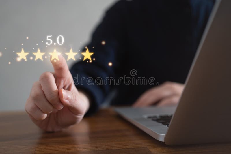 Customer Rate Their Satisfaction Ranking for Experience Review Survey ...