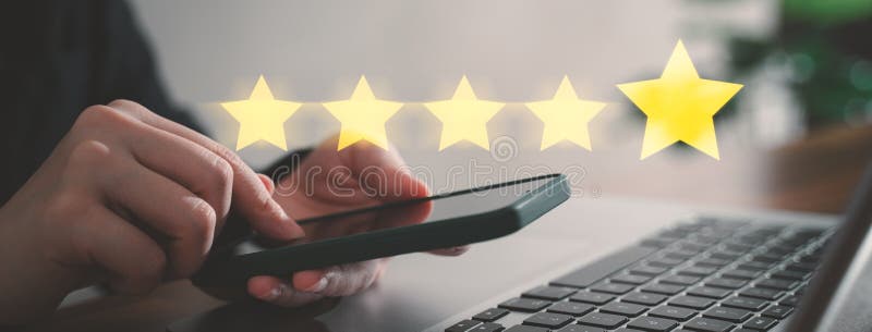 Customer Rate Their Satisfaction Ranking for Experience Review Survey ...