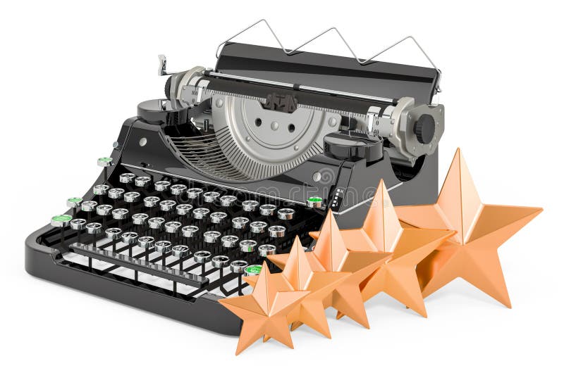 Stars Typewriter Stock Illustrations – 94 Stars Typewriter Stock ...