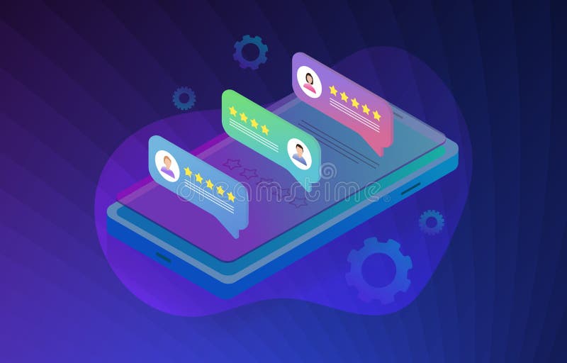 Customer Rating Vector Illustration Concept. Increase Ranking ...