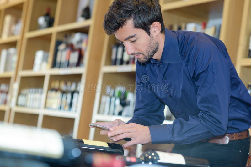Customer reading the menu stock photo. Image of setting - 128020022