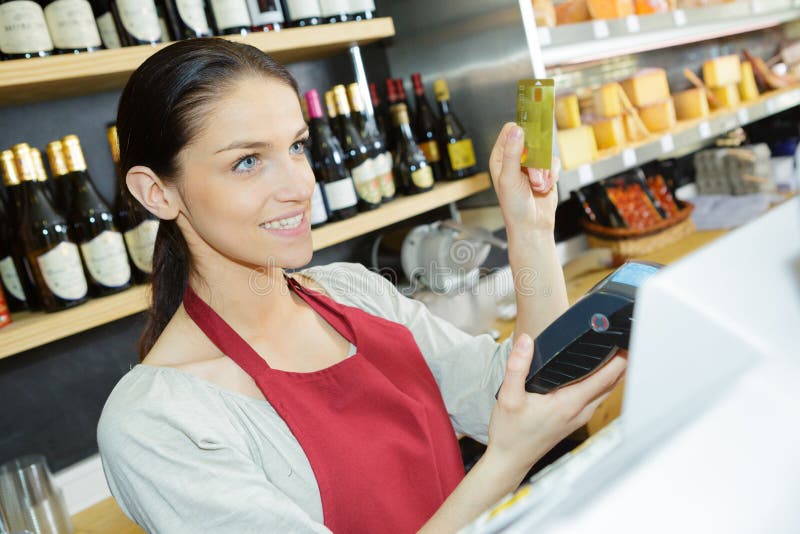 Customer Ready To Pay at Store Stock Photo - Image of paying, market ...