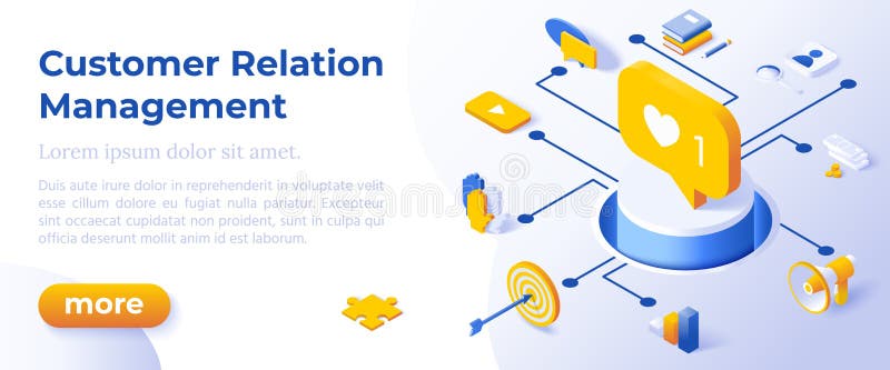 Customer Relation Management - Banner Layout Template for Website and ...