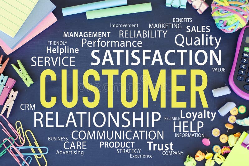 Customer Relation and Satisfaction Stock Image - Image of loyalty ...