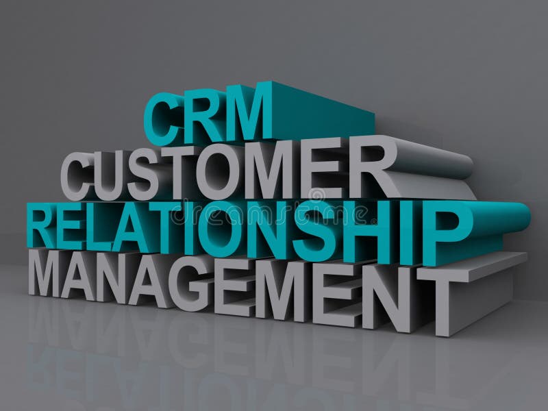 Customer Relationship Management Stock Illustration - Illustration of ...