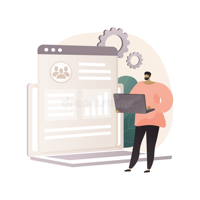 Customer Relationship Management Abstract Concept Vector Illustration ...