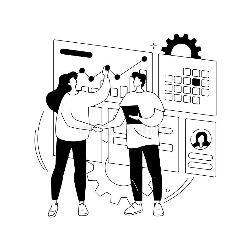 Customer Relationship Management Abstract Concept Vector Illustration ...