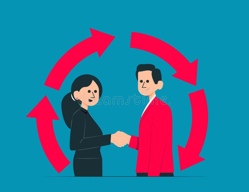 Customer Relationship Management. Analysis and Marketing Vector Concept ...