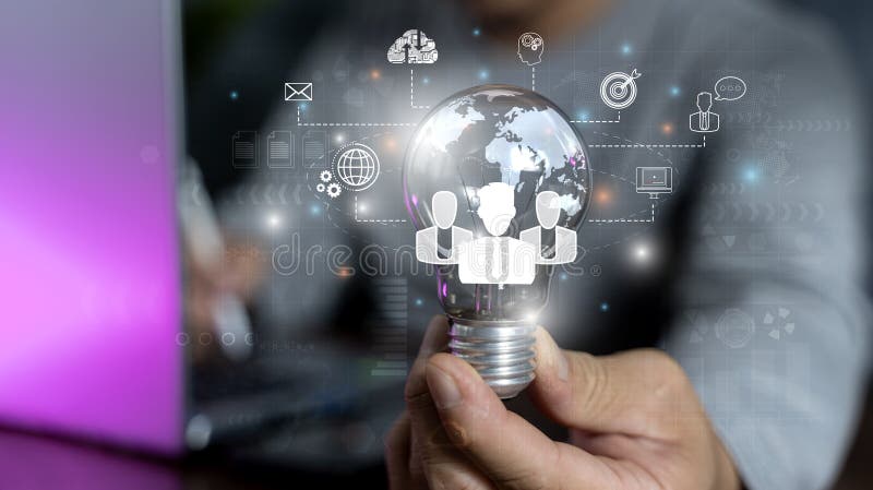 Customer Relationship Management Business Internet Technology Concept ...