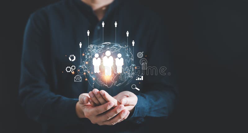 Customer Relationship Management Concept, Business and Global Structure ...