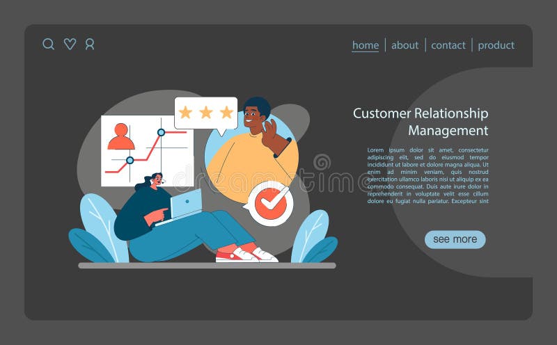 Customer Relationship Management Concept. Enhancing Client Satisfaction ...
