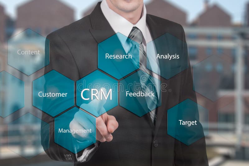 Customer Relationship Management Stock Image - Image of manager ...