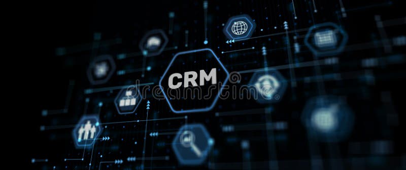 CRM Customer Relationship Management. Customer Orientation Concept Stock Illustration ...