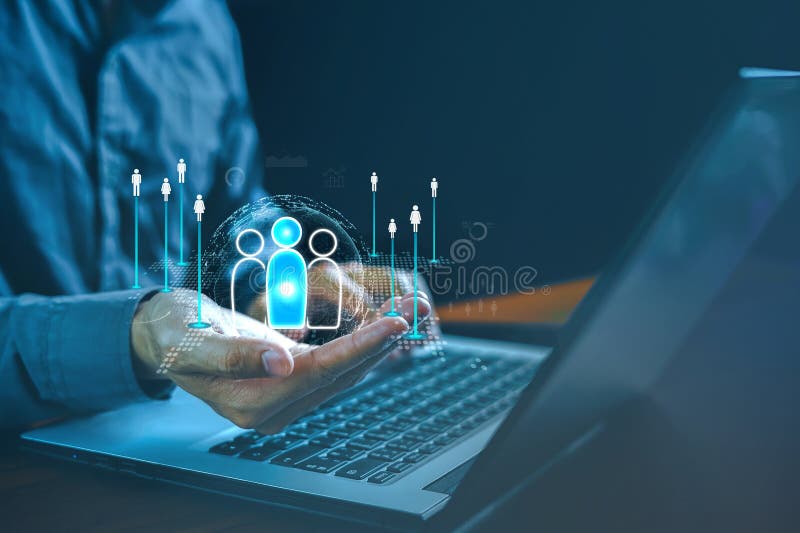 Customer Relationship Management, CRM, Businessman or Client Show ...