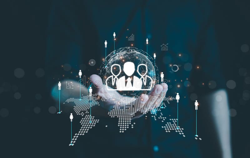 Customer Relationship Management, CRM, Businessman or Client Show ...