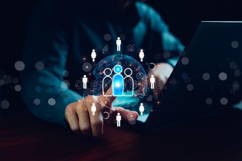 Customer Relationship Management, CRM, Businessman or Client Show ...