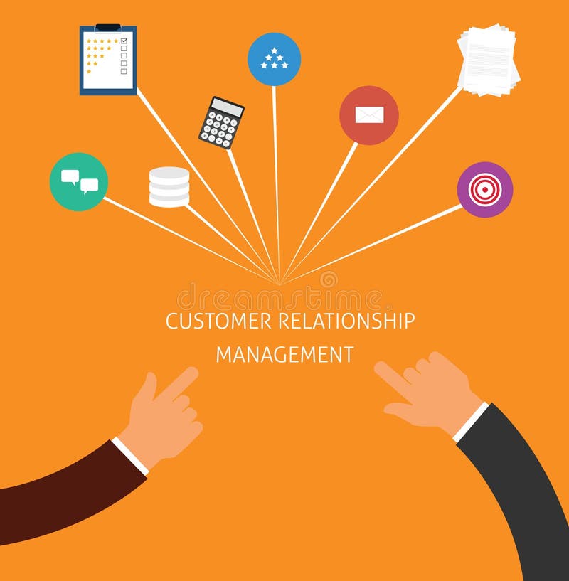Crm Customer Relationship Management Concept for Website Template ...