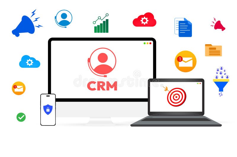 Marketing Strategy Concept Different Devices Stock Photos - Free ...