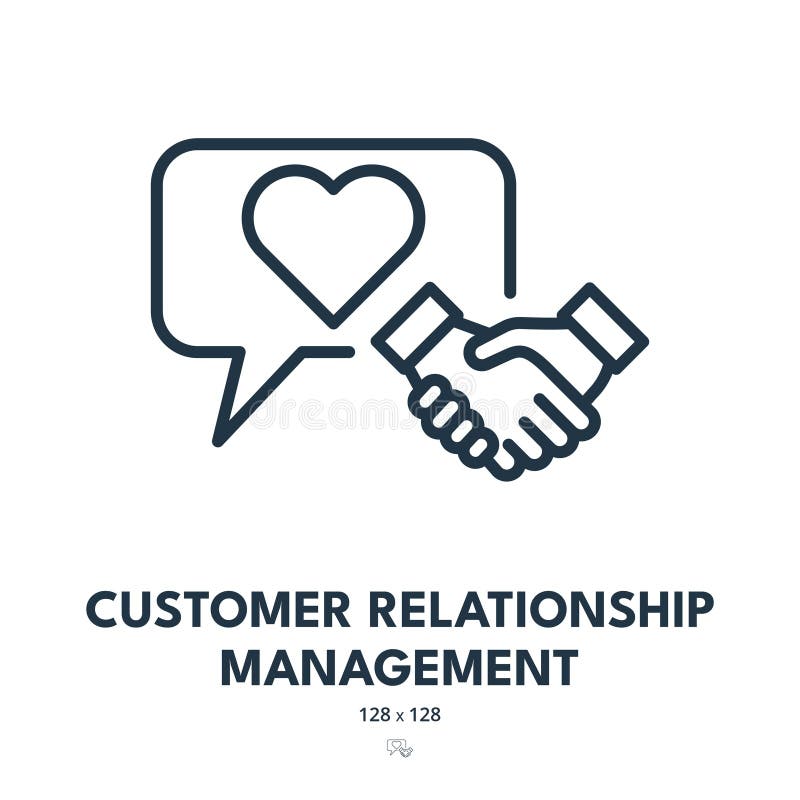 Customer Relationship Management Icon. CRM, Consultation, Assistance ...
