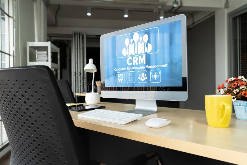 Customer Relationship Management System on Modish Computer for CRM ...