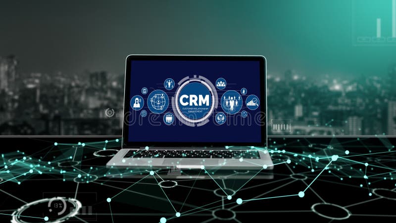 Customer Relationship Management System on Modish Computer for CRM ...