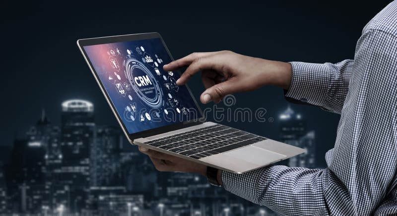 Customer Relationship Management System on Modish Computer for CRM ...