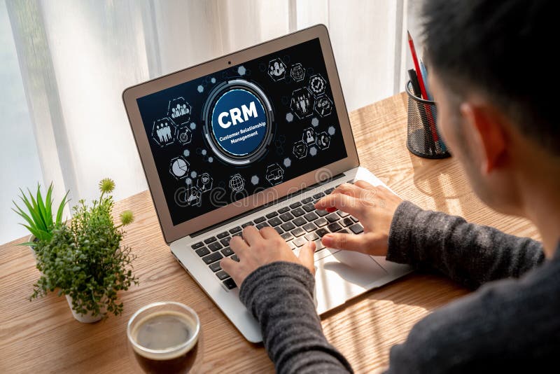 Customer Relationship Management System on Modish Computer for CRM ...