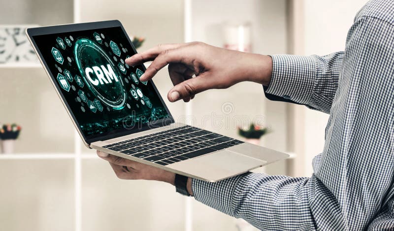 Customer Relationship Management System on Modish Computer for CRM ...