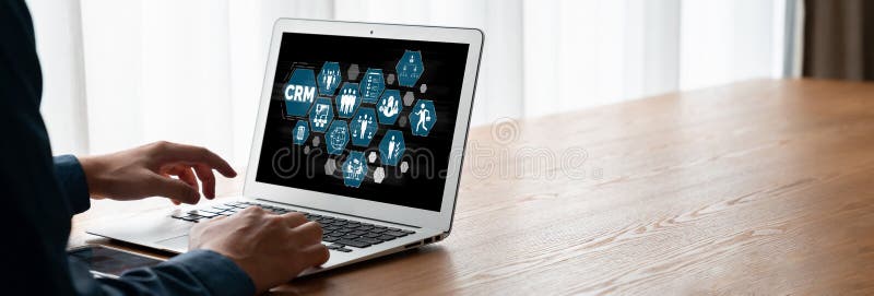 Customer Relationship Management System on Modish Computer for CRM ...