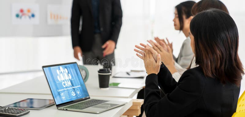 Customer Relationship Management System on Modish Computer for CRM ...