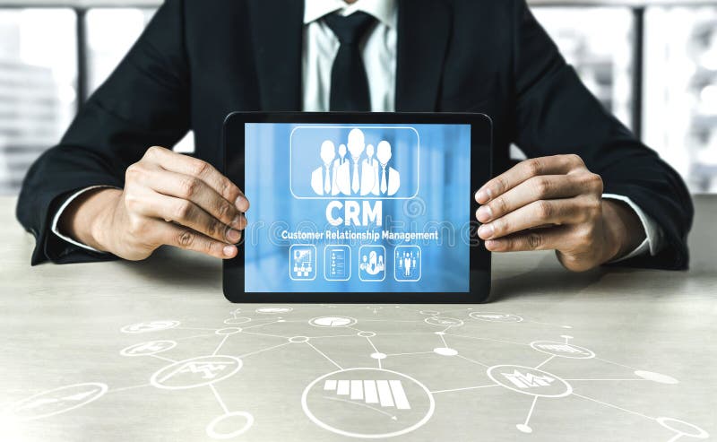 Customer Relationship Management System on Modish Computer for CRM ...