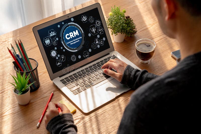 Customer Relationship Management System on Modish Computer for CRM ...