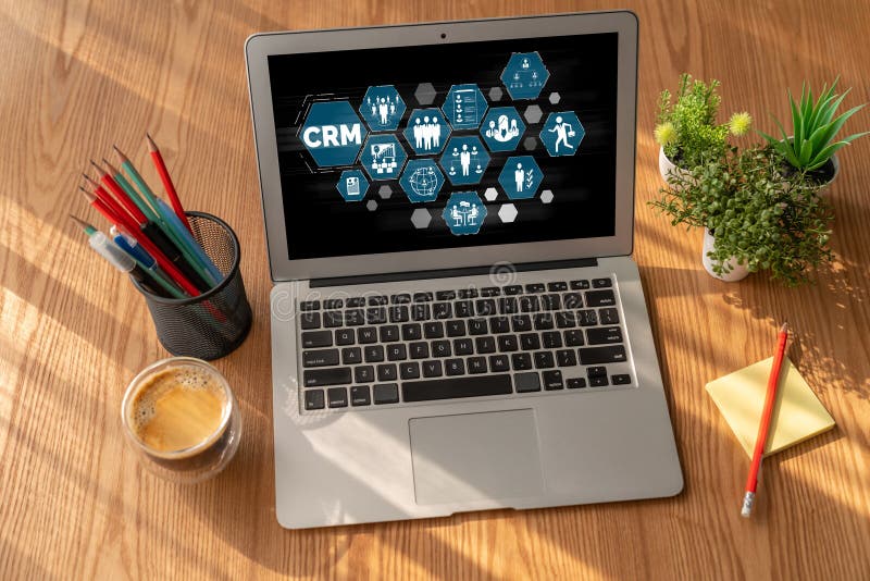 Customer Relationship Management System on Modish Computer for CRM ...